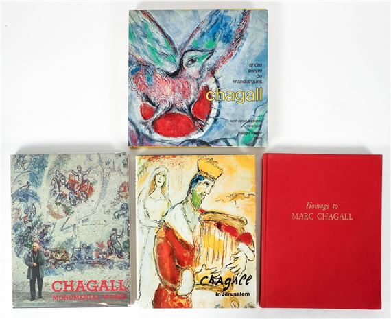 Marc Chagall | Marc Chagall 4 books each with color lithograph (1970s ...