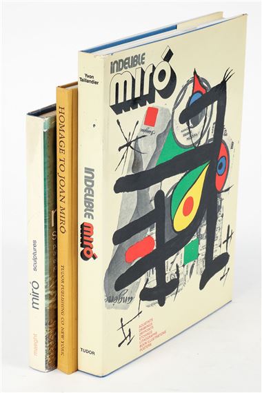 Joan Miró | Joan Miro 5 original color lithographs in 3 books (1970s ...