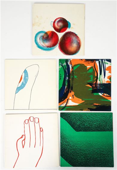 Horst Antes | 5 CoBrA exhibition catalogs with Lithograph Covers (1967 ...