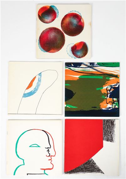 Horst Antes | 5 CoBrA exhibition catalogs with Lithograph Covers (1967 ...