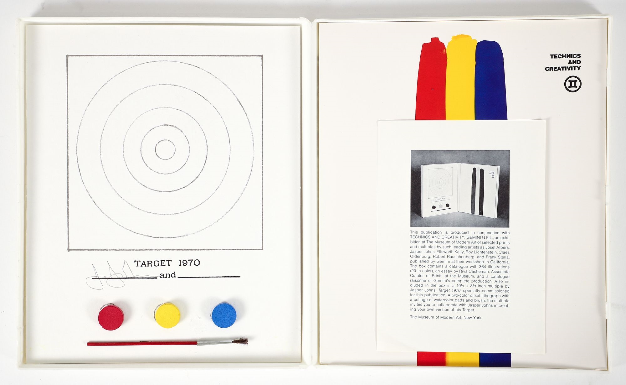 Jasper Johns | Jasper Johns Target Gemini GEL 1971 Multiple (1971 ...