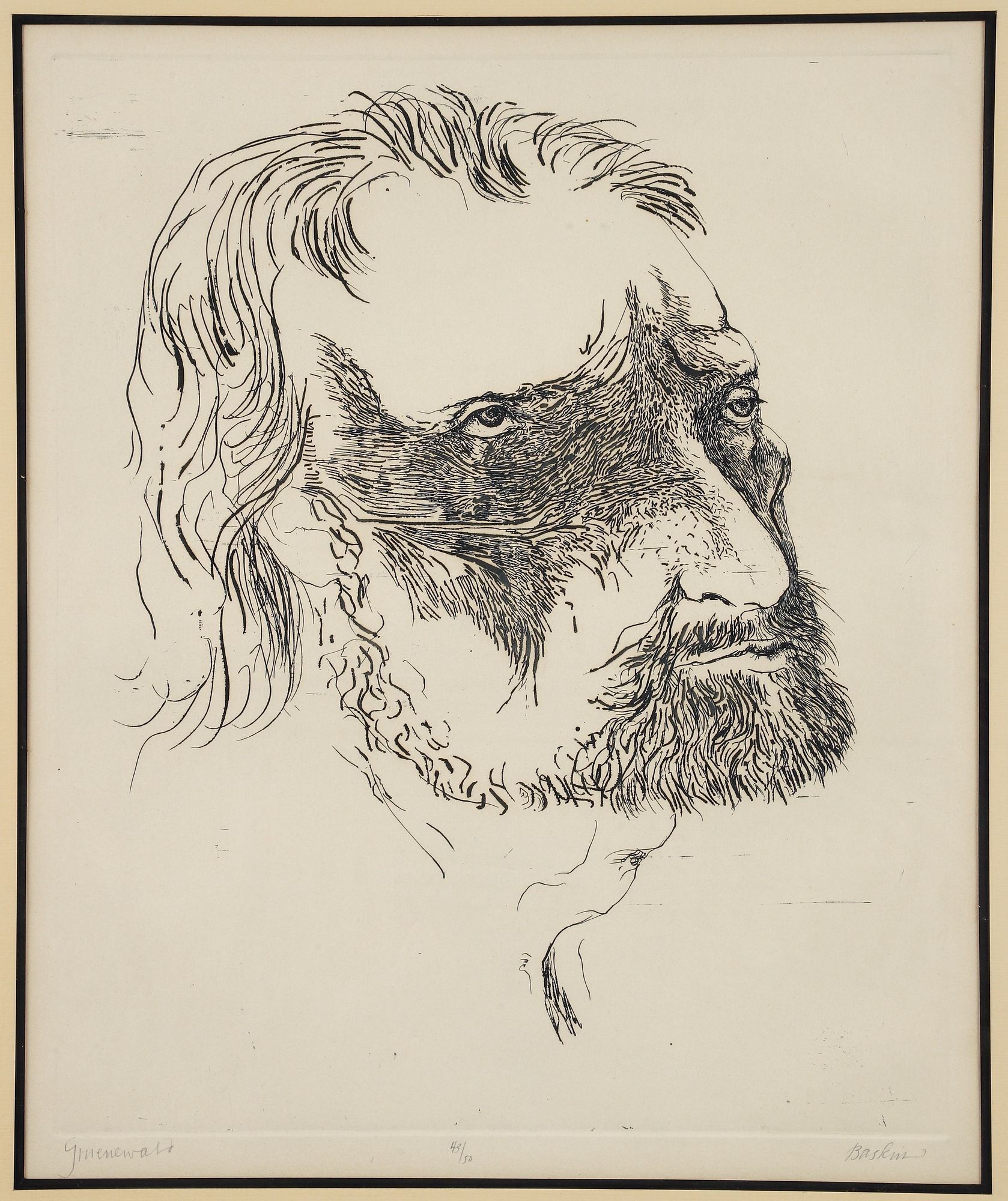 Leonard Baskin | Head of Medea (1981) | MutualArt