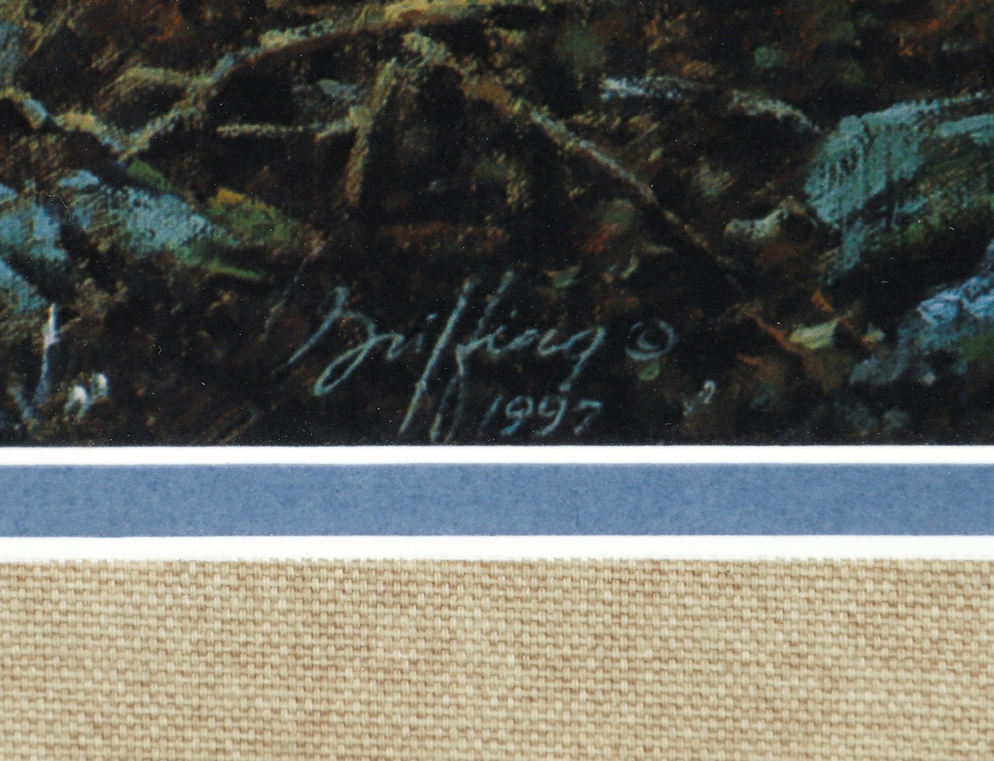 Robert Griffing | Robert Griffing litho One Mile to Bushy Run Station ...