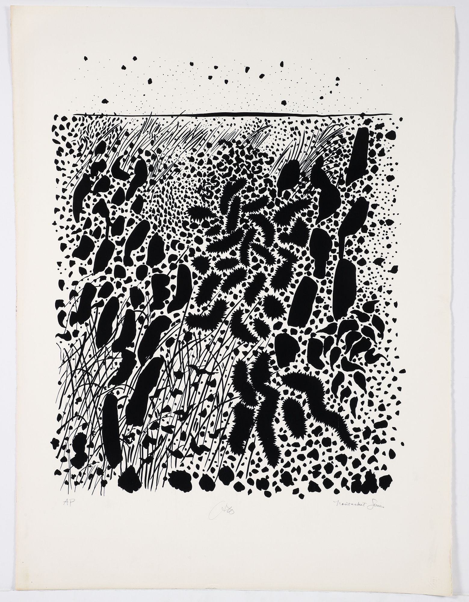 Bob Cato | Bob Cato White Grass Nantucket Series Screenprint (1970 ...