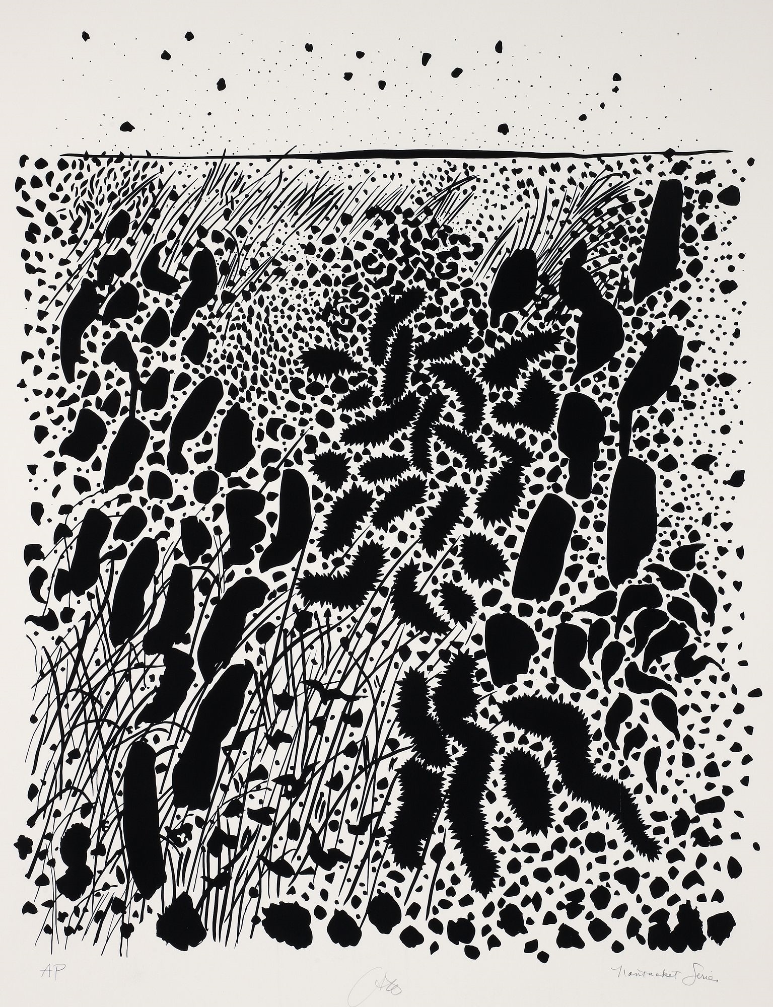 Bob Cato | Bob Cato White Grass Nantucket Series Screenprint (1970 ...