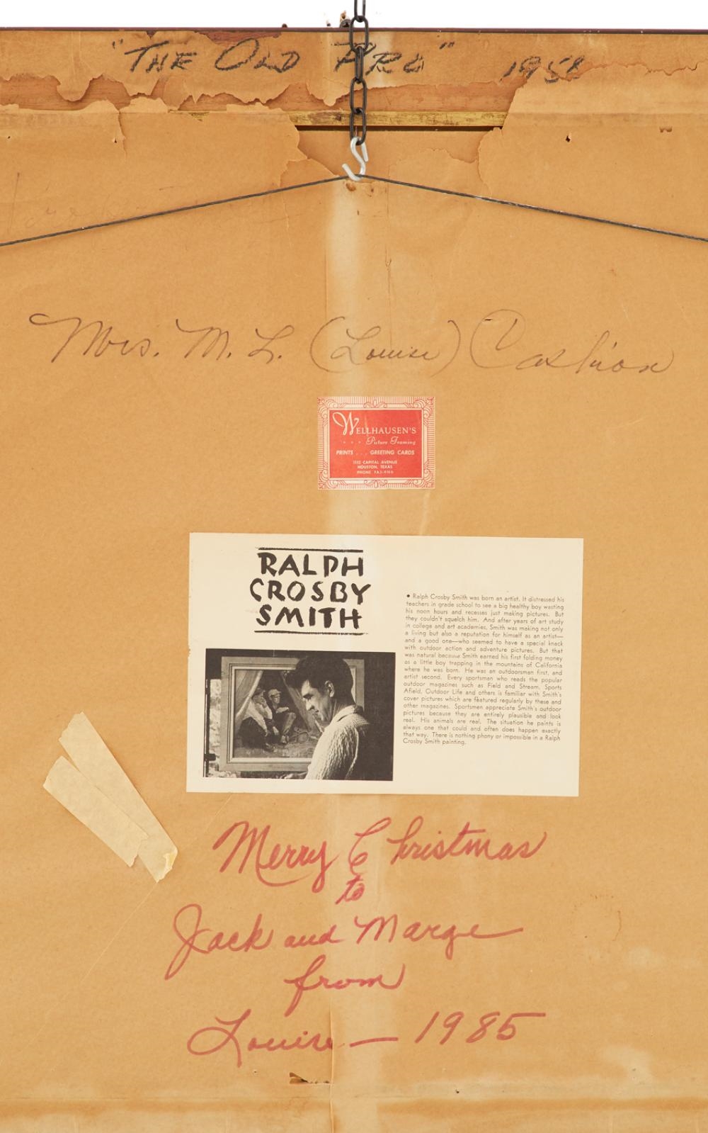 Ralph Crosby Smith | The Old Pro, 1958 (1958) | MutualArt