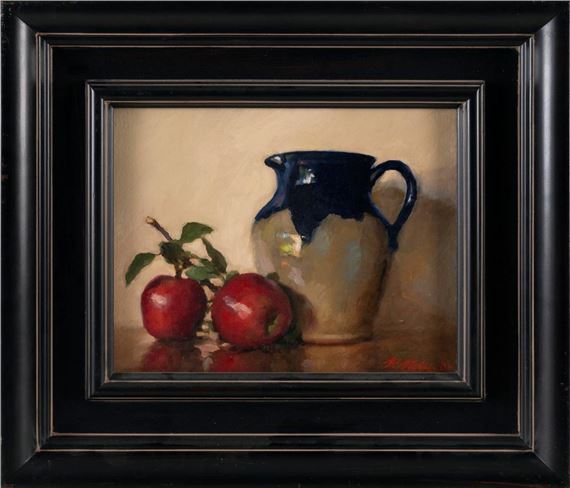 Richard Christian Nelson | Hilton Vase With Apples (1961) | MutualArt