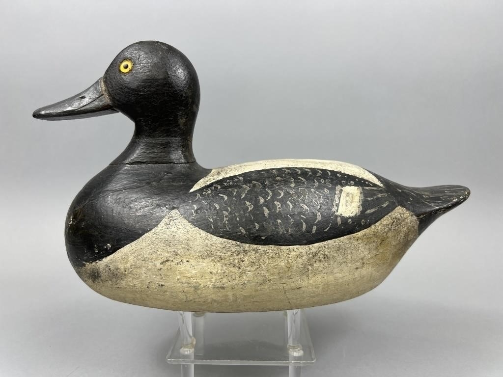 Gus Nelow | Bluebill Drake Duck Decoy | MutualArt