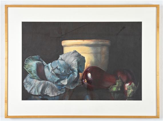 Nancy Blanchard | NANCY BLANCHARD ORIGINAL STILL LIFE WITH CABBAGE ...