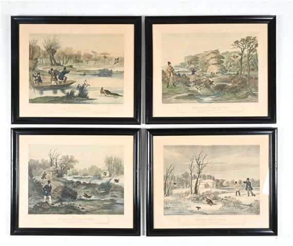 English School, 19th Century | 4) 19TH C. ENGLISH HUNTING ENGRAVINGS ...