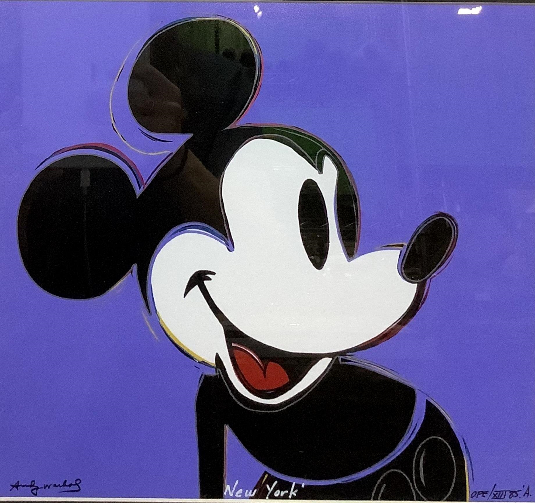 Andy Warhol | Mickey Mouse 1986 | MutualArt