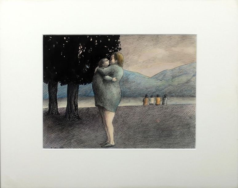 Roland Topor | LA BALANÇOIRE (1976) | MutualArt