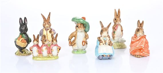 Beatrix Potter | Collection of Beatrix Potter Beswick porcelain ...