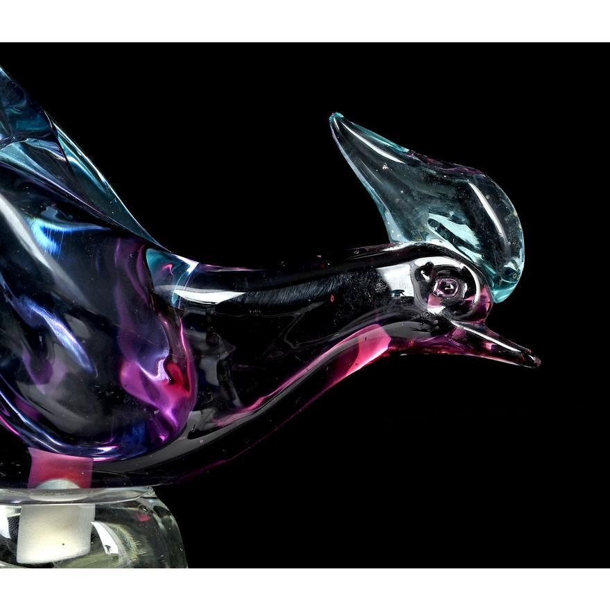 Archimede Seguso | Archimede Seguso 1960s Murano glass pheasant bird ...