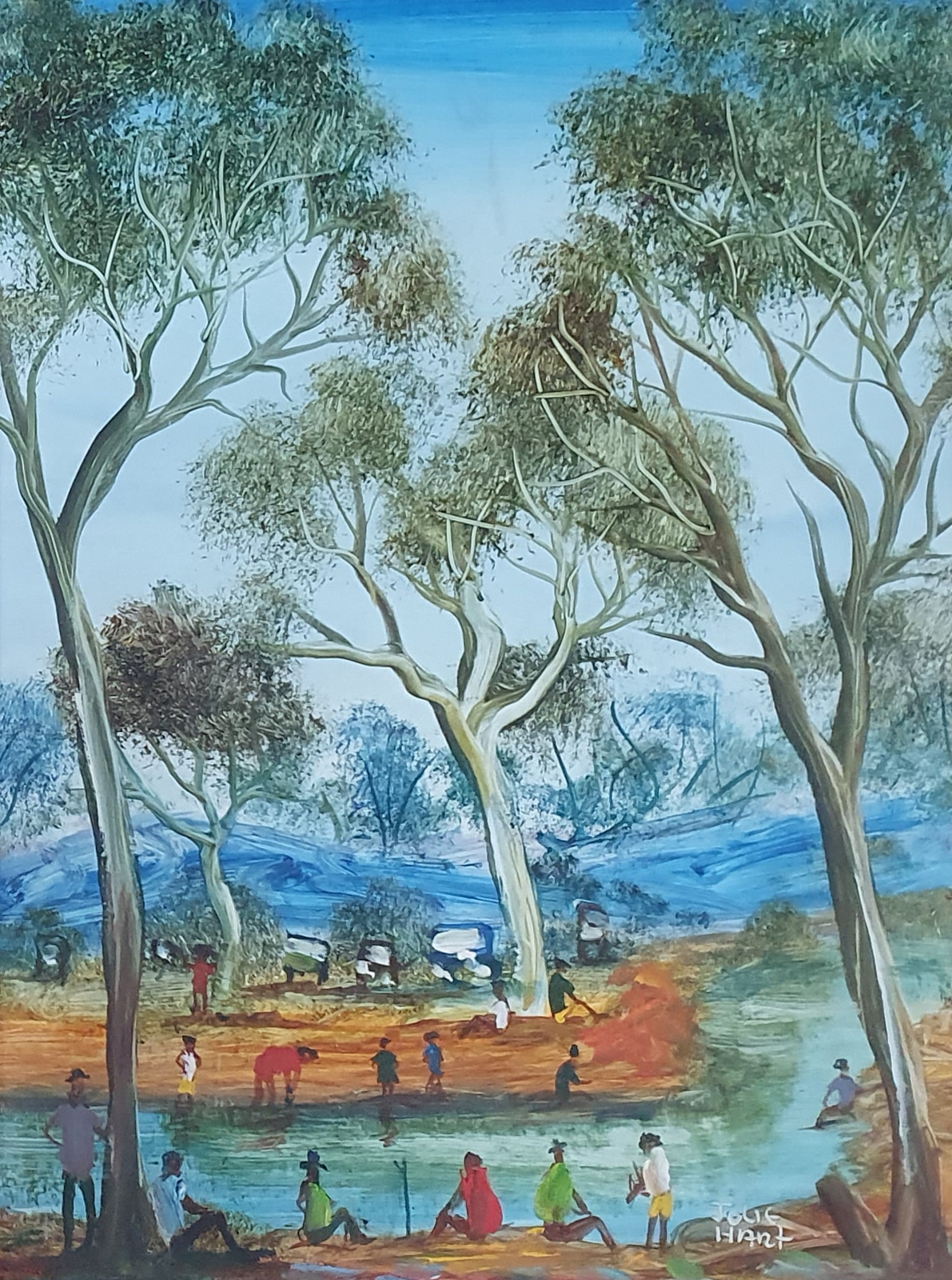 Julie Hart | untitled (Figures in Landscape) | MutualArt