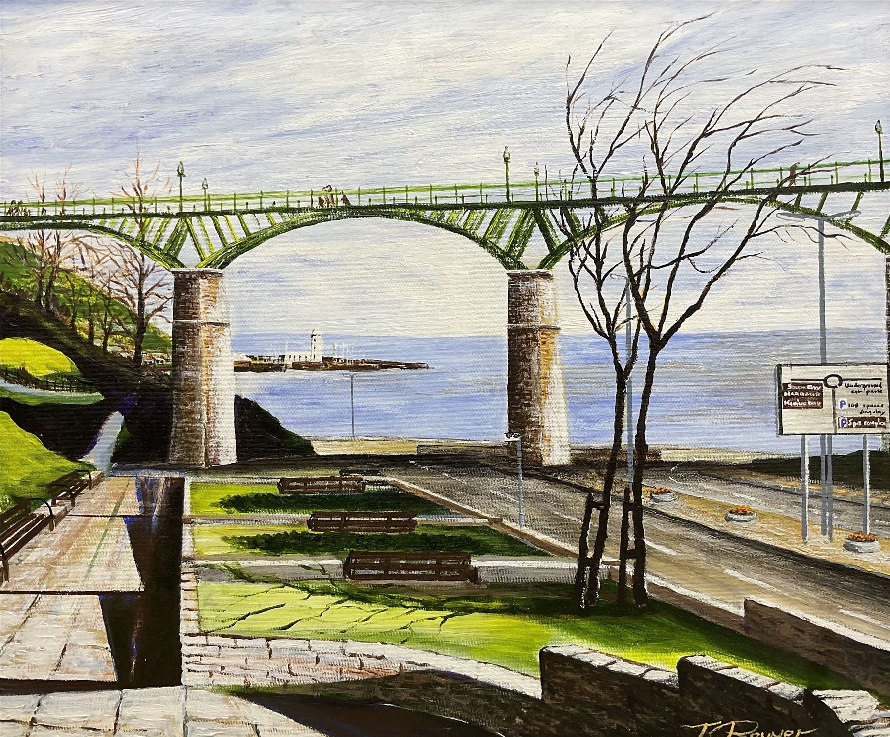 Tom Rayner | Spa Bridge - Scarborough | MutualArt