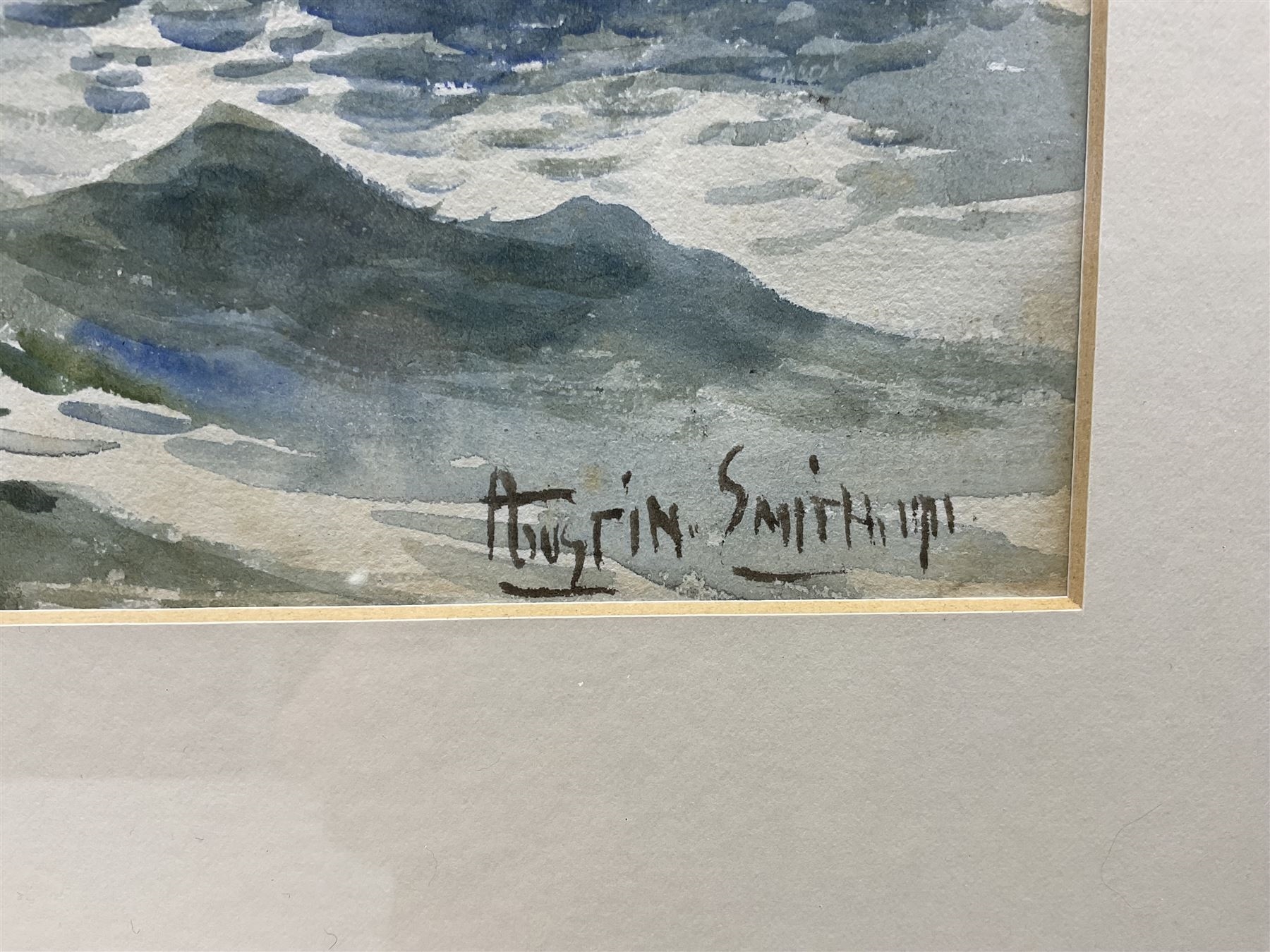Austin Smith | Steam Trawler off Scarborough Lighthouse (1901) | MutualArt