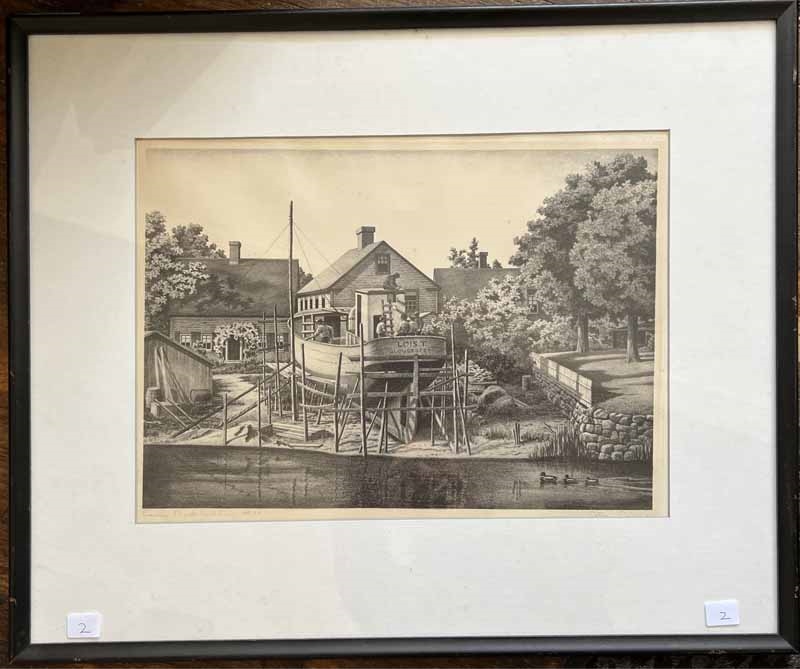 Alan Horton Crane | Alan Crane (1901-1969) Lithograph | MutualArt