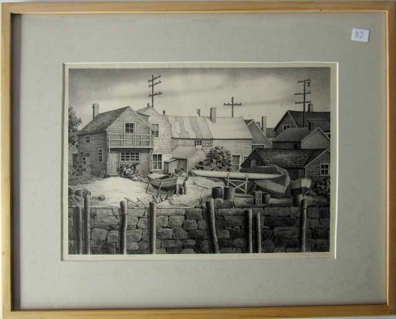 Alan Horton Crane | Alan Crane (1901-1969) lithograph | MutualArt