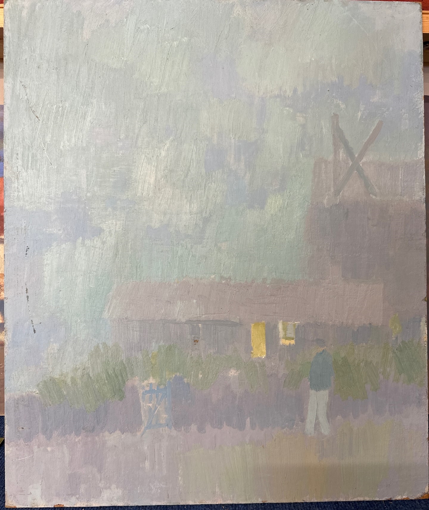 Derek Inwood | Landscape with figure | MutualArt