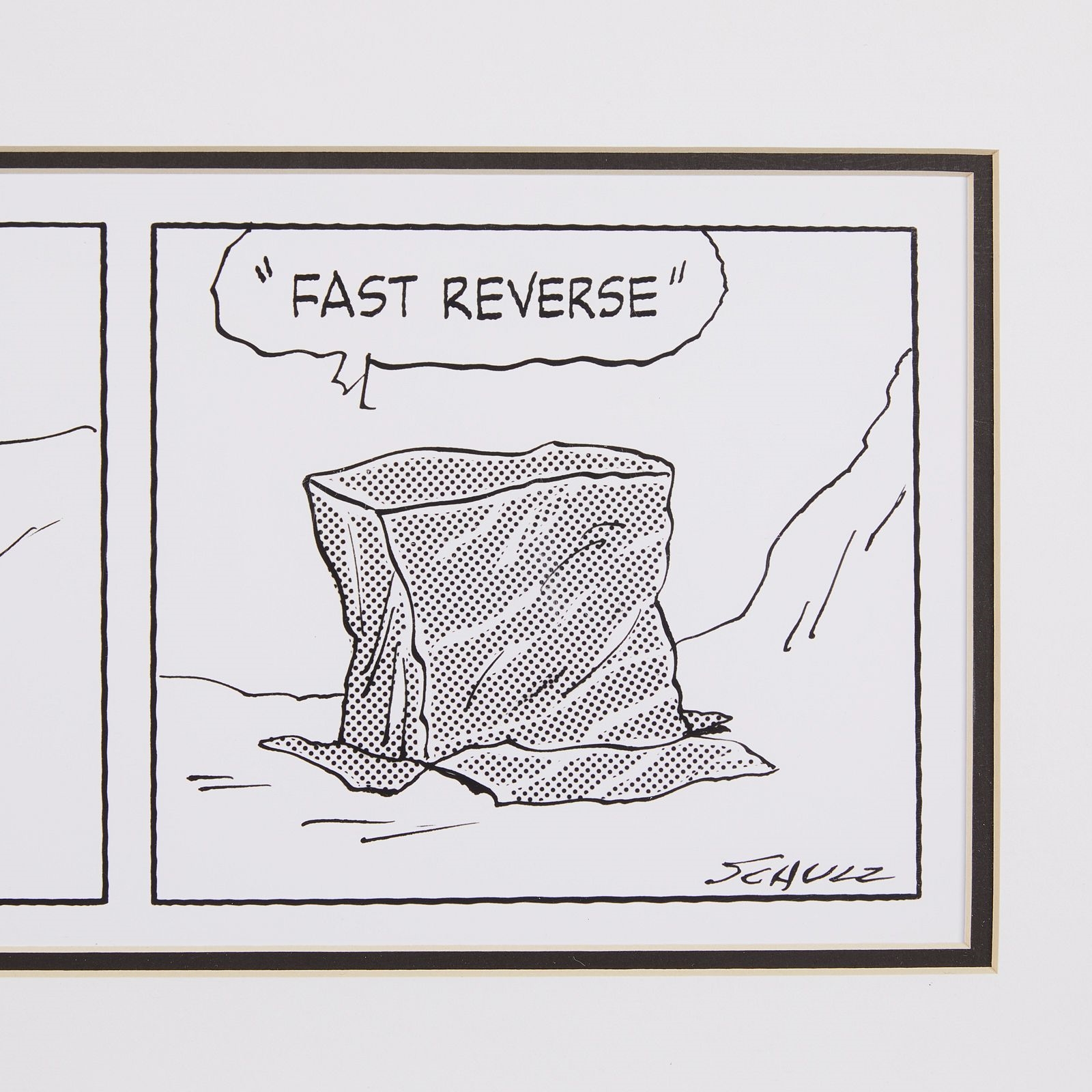 Charles Schulz | Offset lithograph depicting an enlarged version of one ...