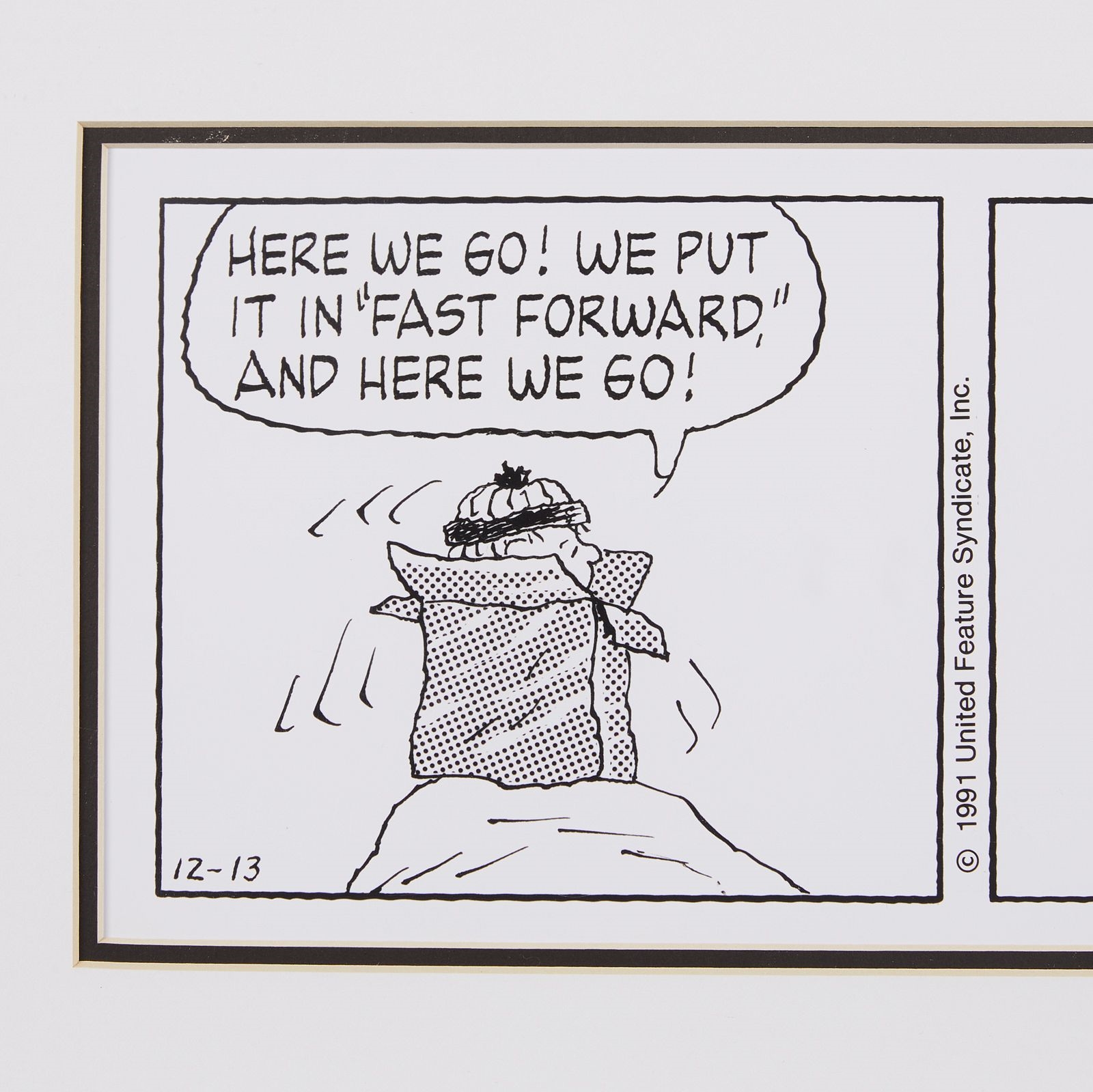 Charles Schulz | Offset lithograph depicting an enlarged version of one ...