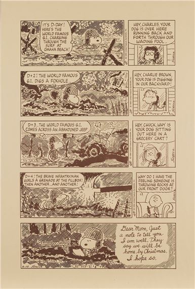 Charles Schulz | Charles Schulz Drawing of Charlie Brown & Snoopy ...