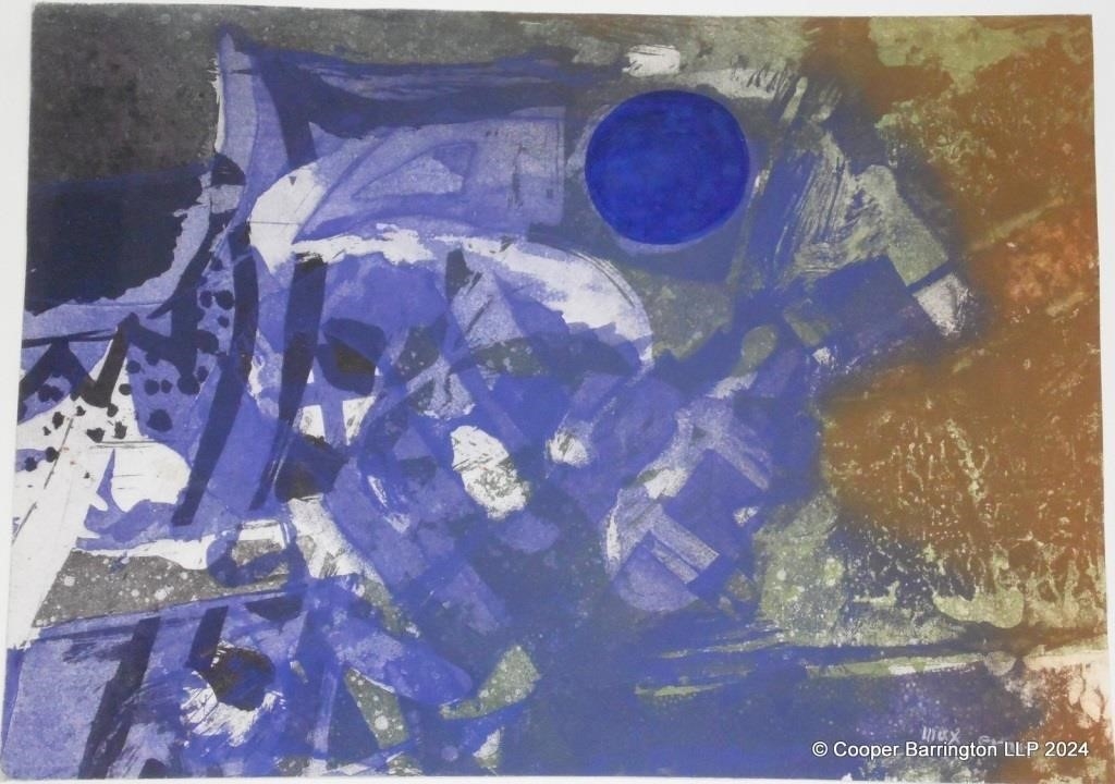 Max Ernst | Max Ernst Mixed Media Abstract on Card (1891 - 1976 ...