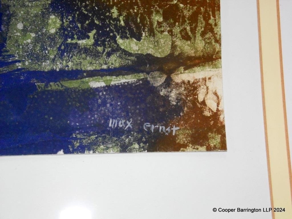 Max Ernst | Max Ernst Mixed Media Abstract on Card (1891 - 1976 ...