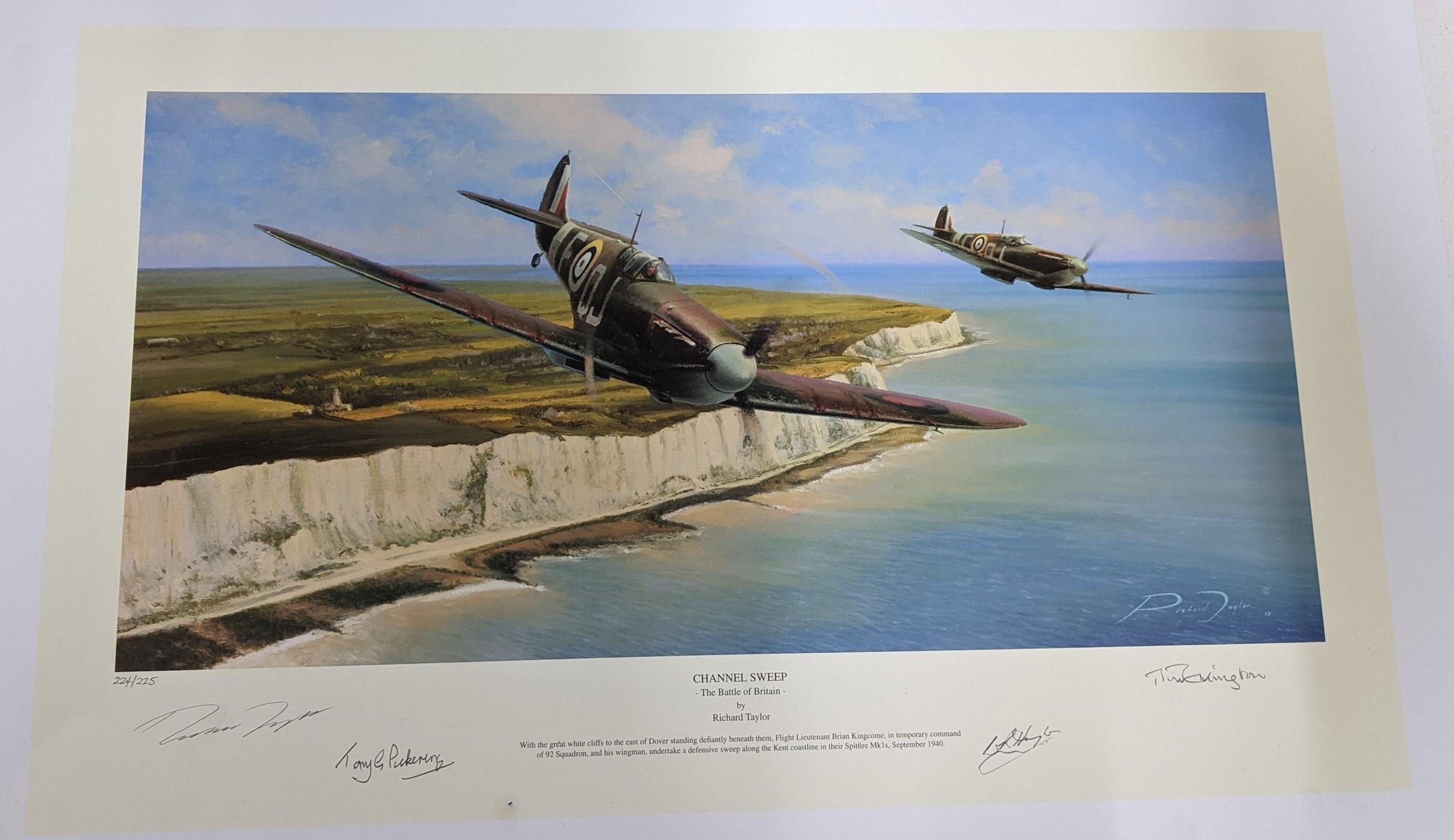 Richard Taylor | Two limited edition prints by Richard Taylor 'Channel ...