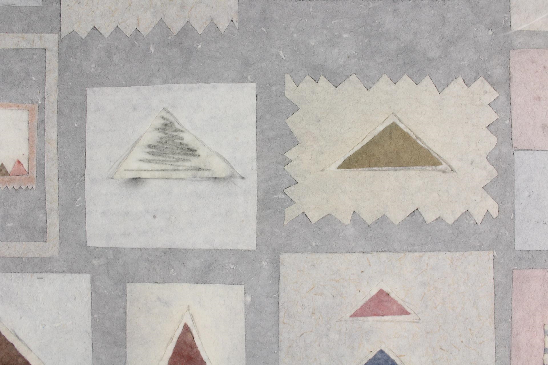 Douglas Zucco | Douglas Zucco Handmade Paper Geometric Abstract Collage ...