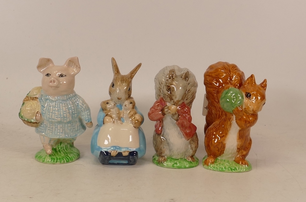 Beatrix Potter | Four Beswick Beatrix Potter BP3 figures to include ...