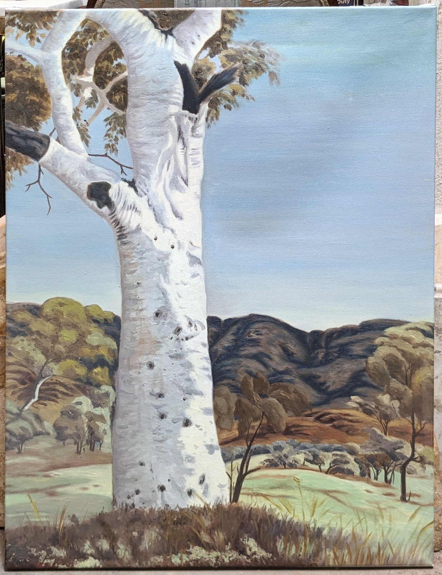 Albert Namatjira | Ghost Gum Tree | MutualArt