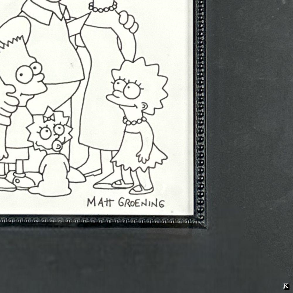 Matt Groening | Matt Groening (USA B1954) The Simpsons Ink Work | MutualArt