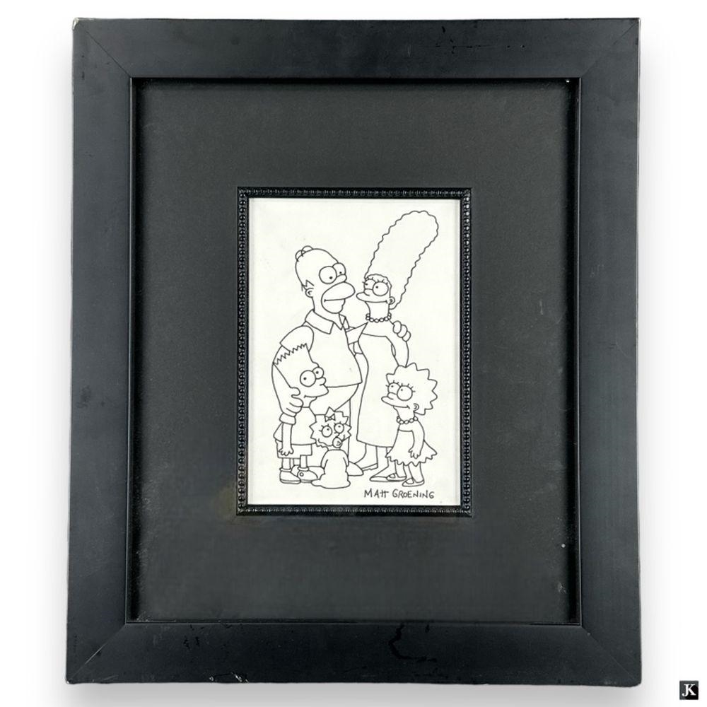 Matt Groening | Matt Groening (USA B1954) The Simpsons Ink Work | MutualArt