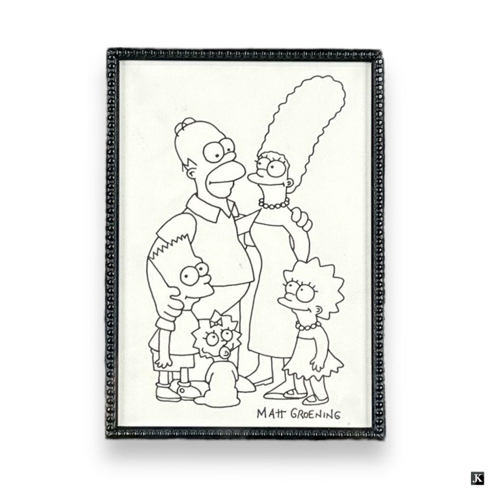 Matt Groening | Matt Groening (USA B1954) The Simpsons Ink Work | MutualArt