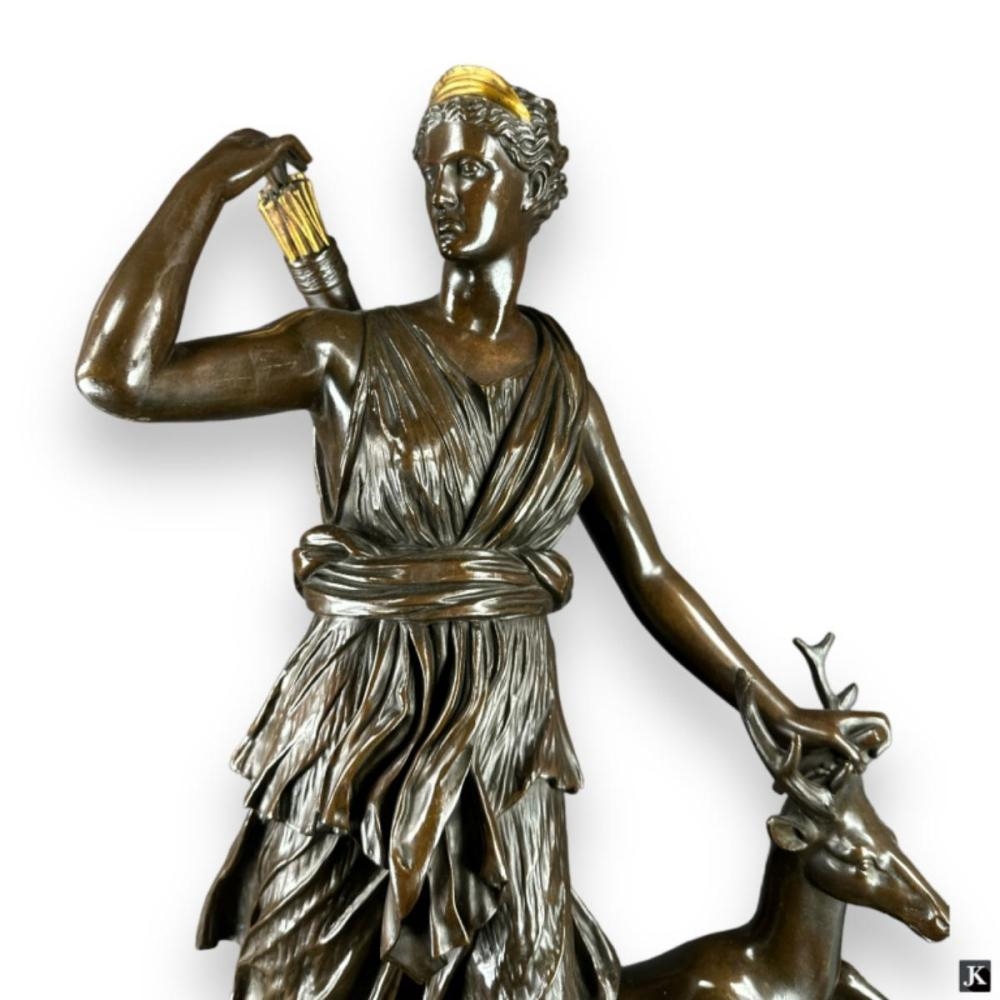 Leochares | Reduction Mecanique Bronze Sculpture Of Artemis | MutualArt