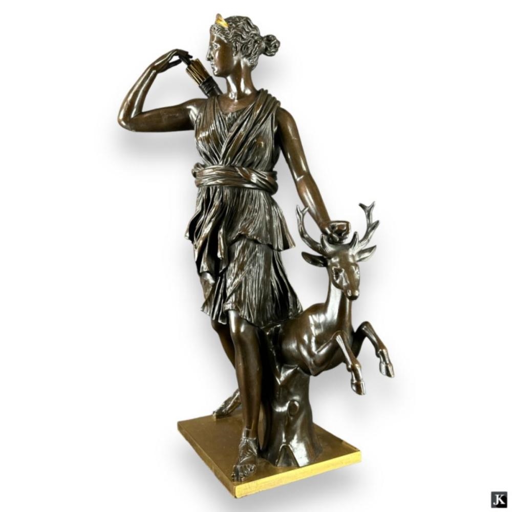Leochares | Reduction Mecanique Bronze Sculpture Of Artemis | MutualArt