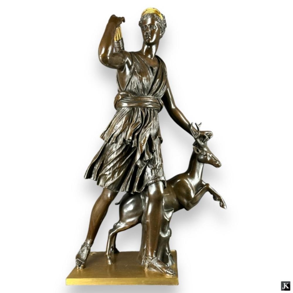 Leochares | Reduction Mecanique Bronze Sculpture Of Artemis | MutualArt