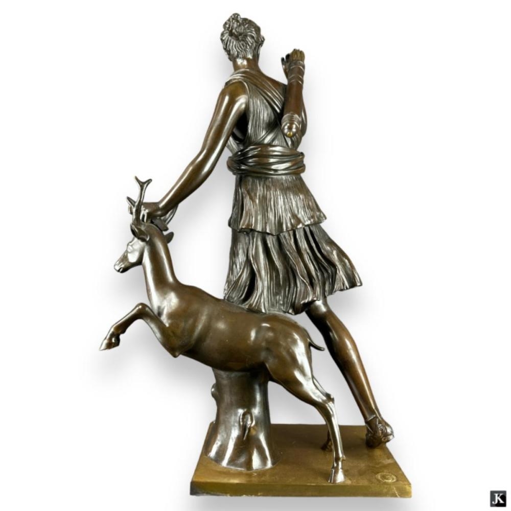 Leochares | Reduction Mecanique Bronze Sculpture Of Artemis | MutualArt