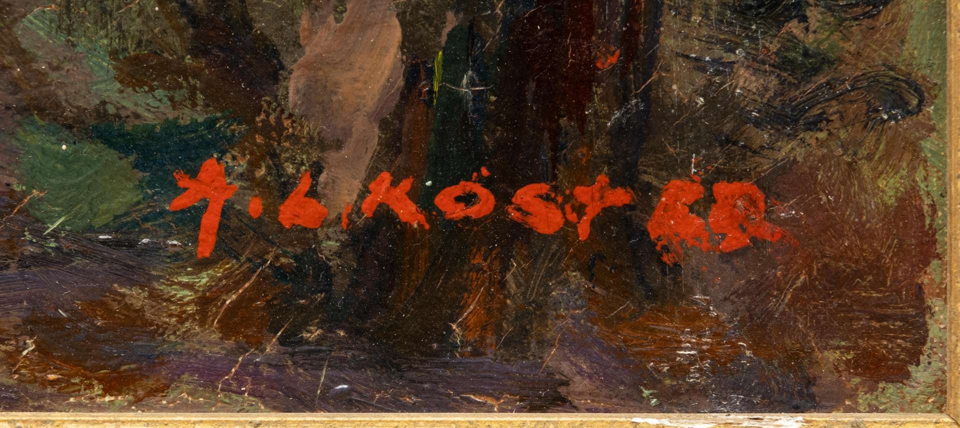 Antonie Louis Koster | Red and pink tulips | MutualArt