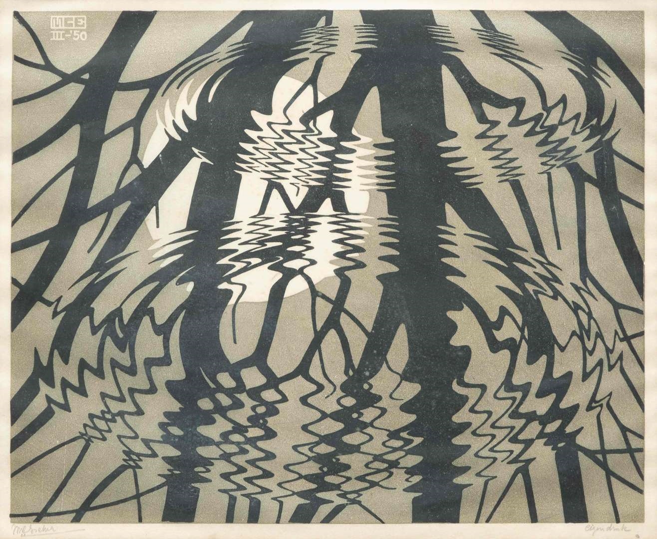Maurits Cornelis Escher | Encounter (Circa 1944) | MutualArt