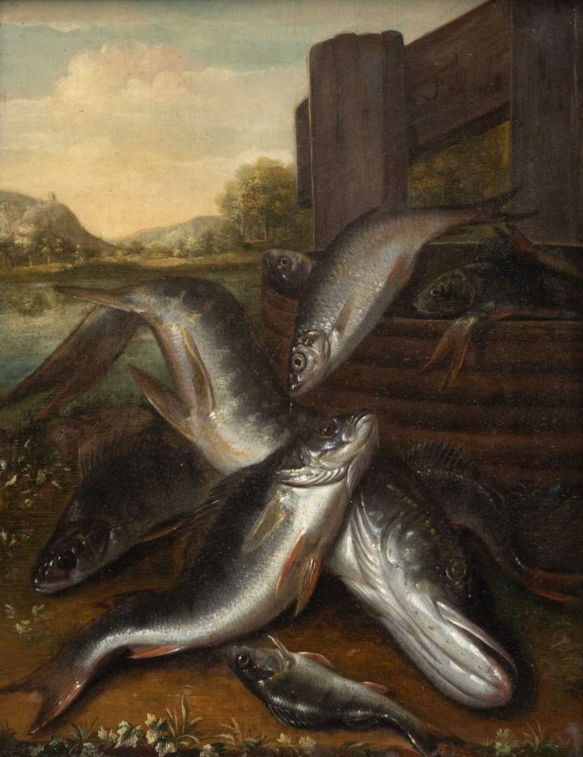 Jacob Gillig | Still Life with Fish | MutualArt
