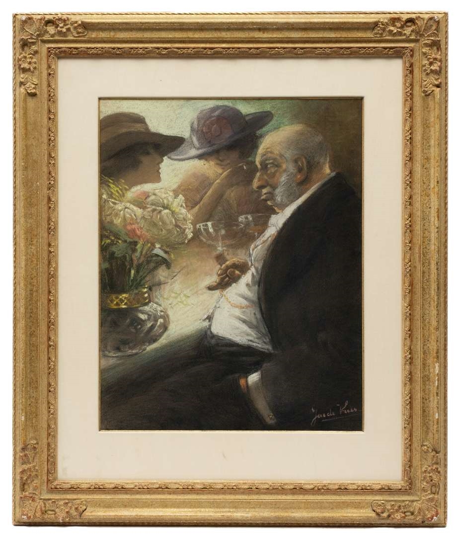 Jakob Sijbout de Vries | Champagne and cigars in good company | MutualArt