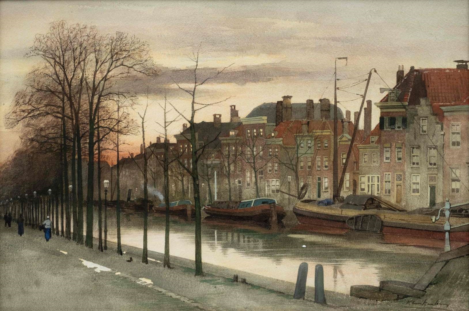 Johannes Christiaan Karel Klinkenberg | A View of the Montelbaanstoren ...