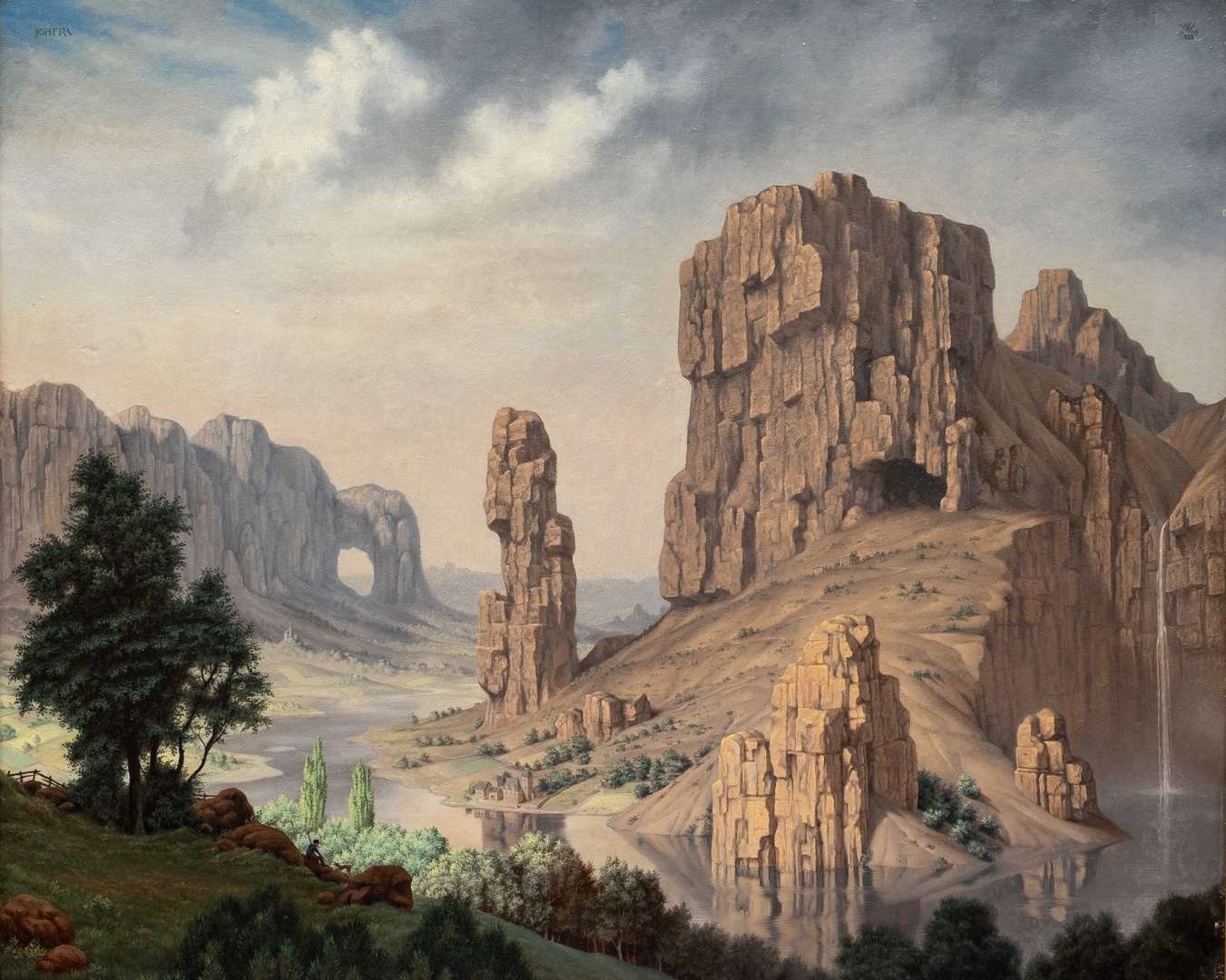 Johfra Bosschart | Fantasy landscape | MutualArt