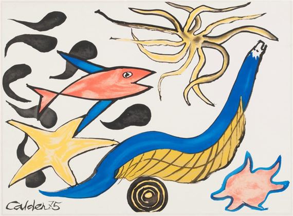 Alexander Calder | SEA CREATURES (Circa 1975) | MutualArt
