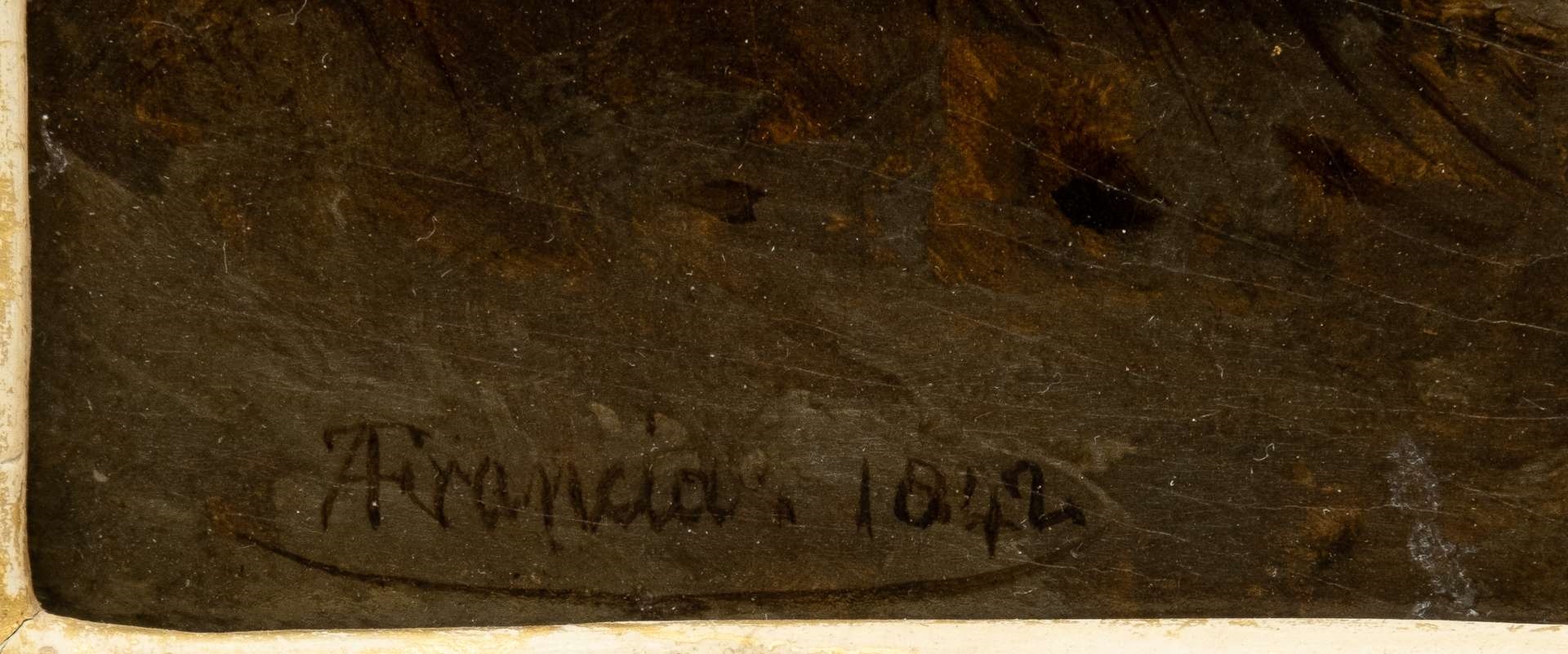 Alexandre T. Francia | Dutch beach scene with a cowherdess and fishing ...