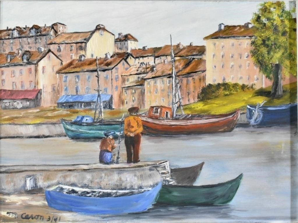 Marcel Caron | MARCEL CARON 3/91 RIVER SCENE | MutualArt