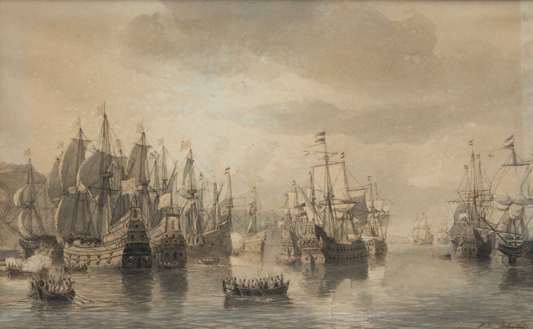 Petrus Johannes Schotel | Piet Hein capturing the Spanish Silver Fleet ...